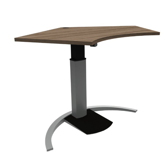 Biurko elektryczne na jednej nodze 501-19, 120x60 cm | Meble-Ruchome